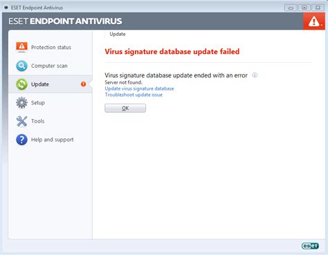 Virus Signature Database Error Eset Endpoint Products Eset Security Forum