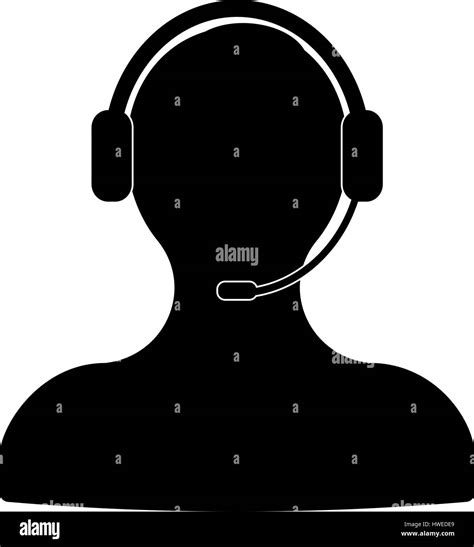 Assistance Vector Icon Black Illustration Isolated On White Background