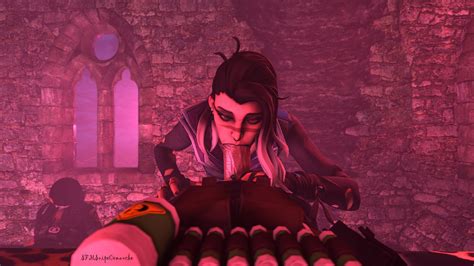 Rule 34 3d Blowjob Clothed Clothed Sex Fade Valorant Fellatio Female Heterochromia Oral