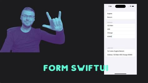 eugene berezin on linkedin how to create a form in swiftui asl