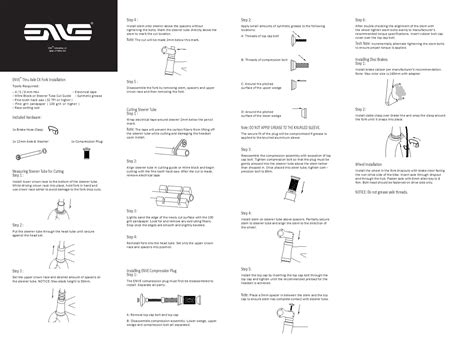 Cx Fork Install Guide Enve Support Center Home