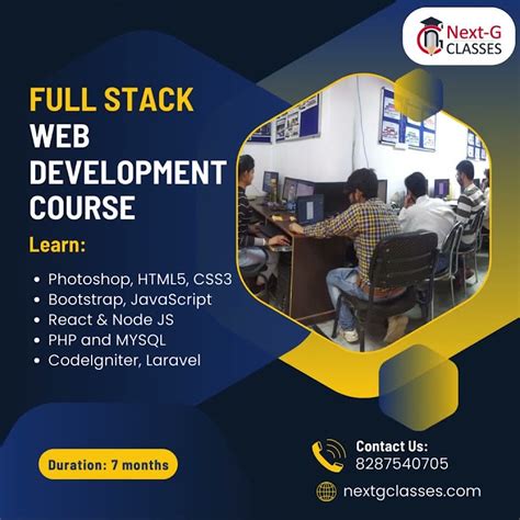 Best Institute For Full Stack Web Development Course In Rohini Delhi Join Next G Classes Youtube