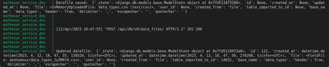 Unable To Load Preview Of The Table On Importing Data From Csv File In