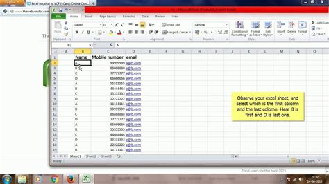 How To Convert Contacts In Excel Xlsxxlscsv To Vcf Vcard Online At In 2