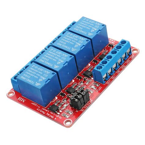 Relais 5v Module 4 Canaux Relay Arduino Helectro Composant