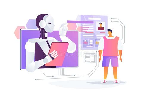 ai powered athlete performance analysis abstract concept vector illustration stock illustration