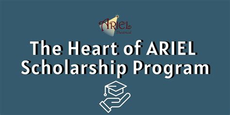 The Heart Of Ariel Scholarship Applications Open Today Ariel Theatrical