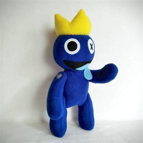 Rainbow Friends Plush Blue Kawaii Plushie Fnf Plush Roblox Plush