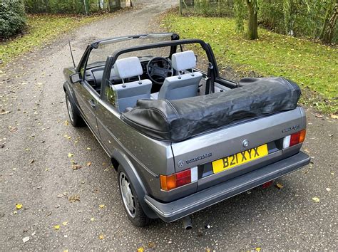 Lot 70 1985 Volkswagen Golf Gti Cabriolet