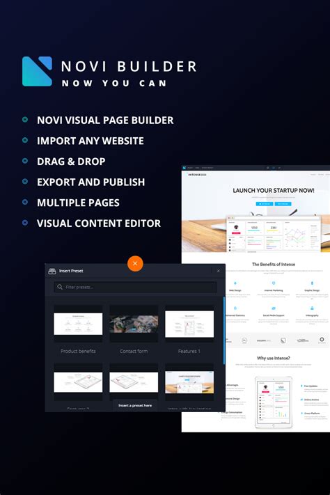novi visual page builder javascript 64549