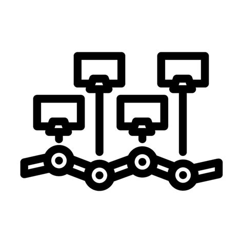 Network Topology Analyst Line Icon Illustration 45682882 Vector Art At Vecteezy