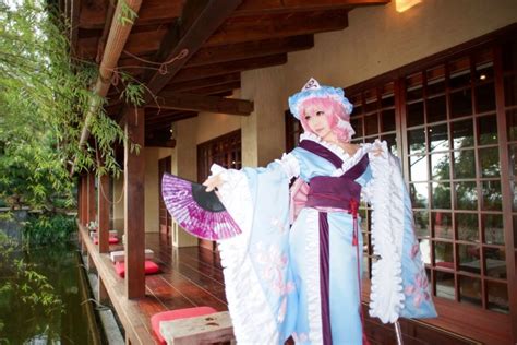 Fanciful Saigyouji Yuyuko Cosplay By Ely Sankaku Complex