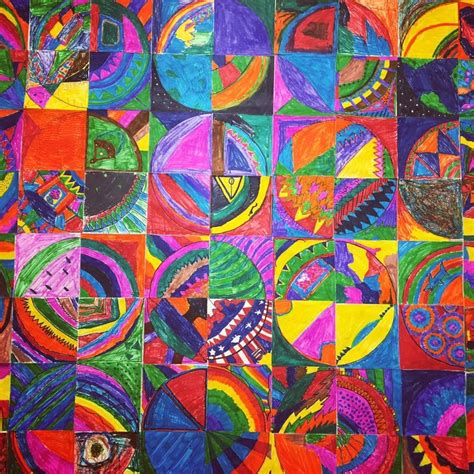 Collaborative Circle Mural This Little Class Of Mine