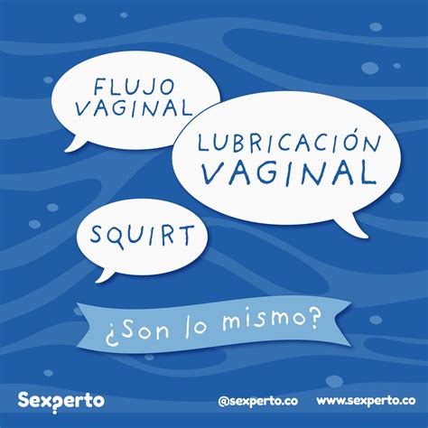El Flujo Vaginal La Lubricación Y El Squirt