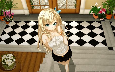 Anime Boku Wa Tomodachi Ga Sukunai Long Hair Blonde Looking At