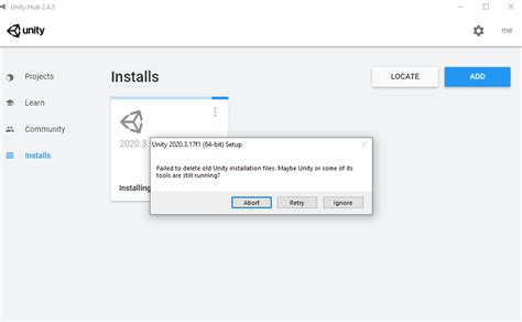 Trying To Install Unity And It Says This Ive Tried Uninstalling And Reinstalling Multiple
