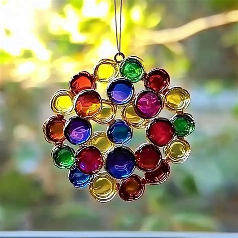 Diy Suncatcher Craft Recipe Easy Sparkling Window Art Fun Savory Joy