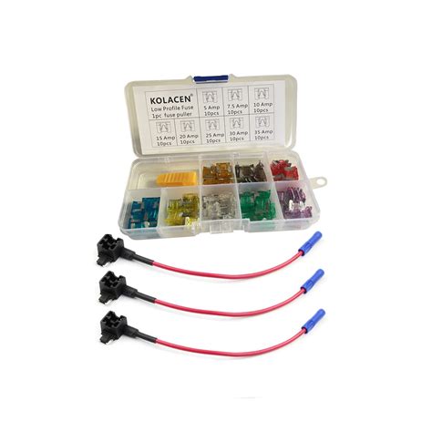 Buy Kolacenautomotive Car Truck Low Profile Mini Blade Type Fuse Assorted Kit 81 Pieces 3