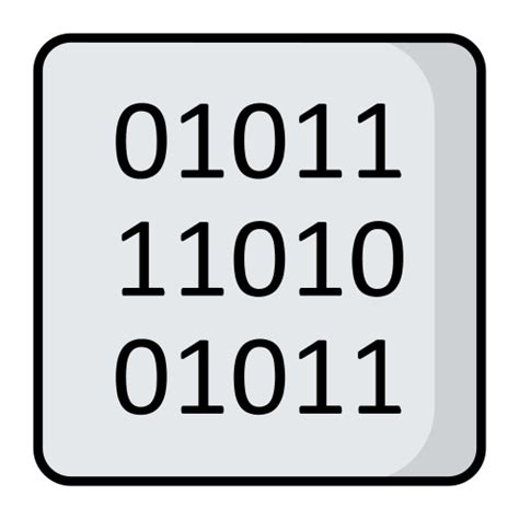 Binary Code Generic Color Lineal Color Icon