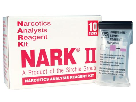 Nark Ii Presumptive Narcotics Test Pouches Sws Group
