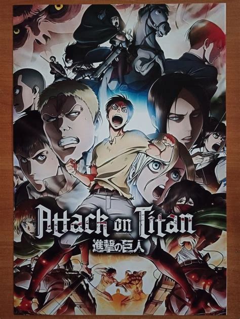 Постер атака титанов — цена 60 грн в каталоге Постеры Купить товары для