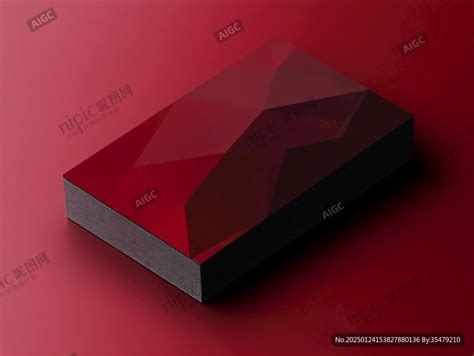 Ai创作图红色几何体 红黑立体背景钻石色彩 红色套盒设计 红色水晶效果图 高级礼盒设计 宝石红画册 磁吸盒设计 高端礼盒效果 翻盖盒设计 红黑效果图 深红色底座 高端礼盒设计 红黑色包装盒