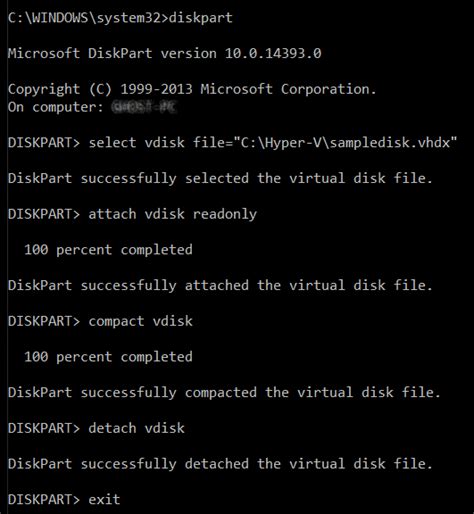 How To Compact A Virtual Disk Vhdx Alaska Computer Guy