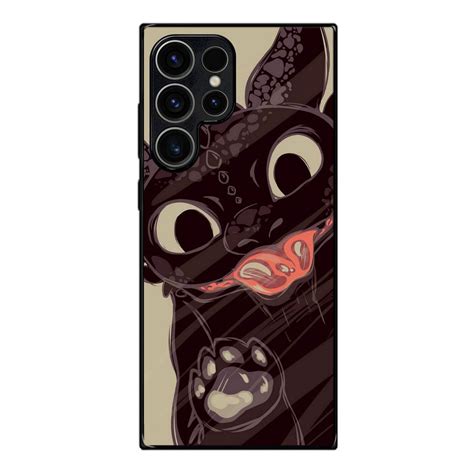 Toothless Dragon Art Samsung Galaxy S23 Ultra Case Customilo