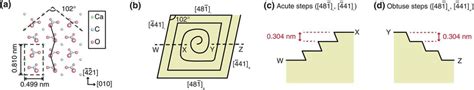 Models Of The Calcite 10 14 Surface A Atomic Scale Surface