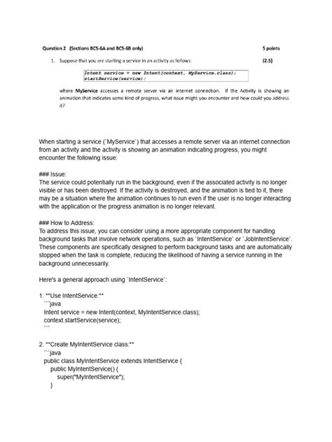 Past Papers Pdf Android Operating System Databases