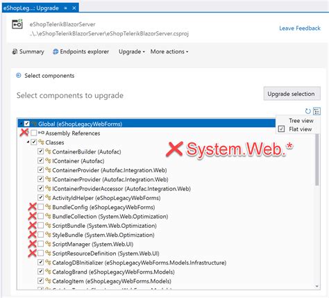 assisted migration web forms to blazor