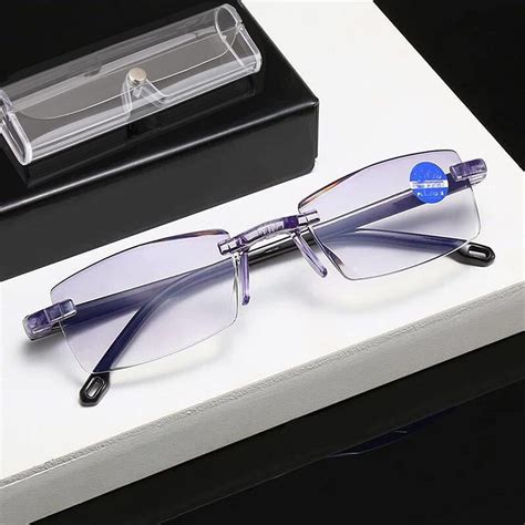 New Diamond Cut Bifocal Progressive And Anti Blue Eyewear Ultralight