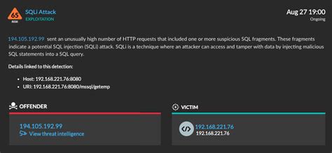 sql injection attacks what are they and detection extrahop extrahop