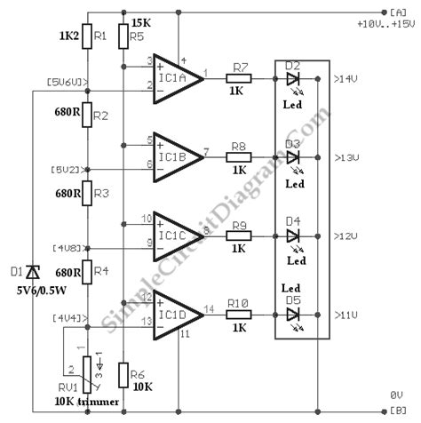 Voltmeter Simple Circuit Diagram