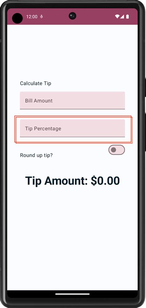 Calculate A Custom Tip Android Developers