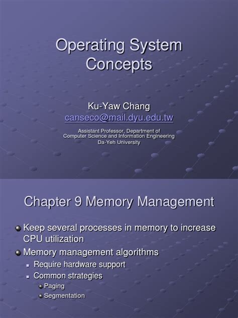 Pdf 09 Memory Management 01 Dokumentips