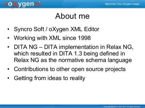 maximize your oxygen usage oxygen xml syncro soft