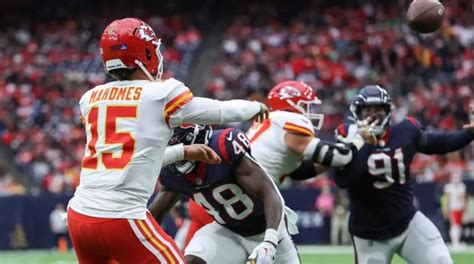 Kansas City Chiefs Vs Houston Texans Por La Semana 16 De La Nfl Día