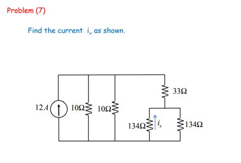 Solved Problem Find The Voltage V As Shown Hint Use Chegg Com