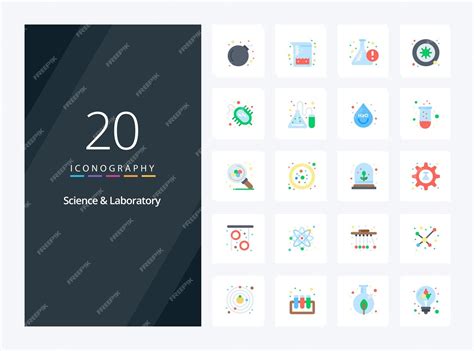 Free Vector 20 Science Flat Color Icon For Presentation Vector Icons Illustration