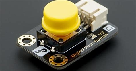 Dfrobot Gravity Digitale Drukknop Module Geel Dfrobot Dfr0029 Y