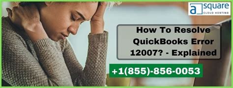How To Resolve Quickbooks Error 12007 — Explained By James Aultman Medium