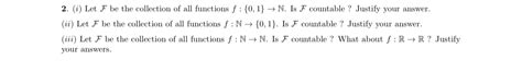 solved i ﻿let f ﻿be the collection of all functions