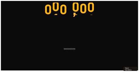 Number Roll Animation Examples Codesandbox