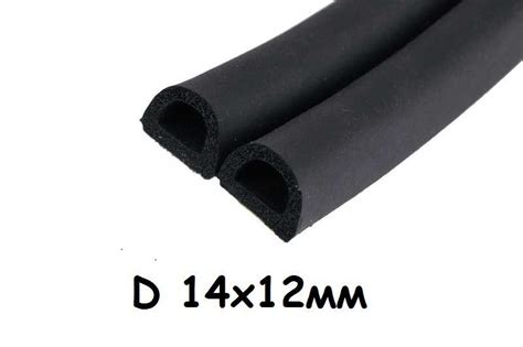 Уплотнитель промышленный D 14*12мм (Черный) – М-СтандАРТ