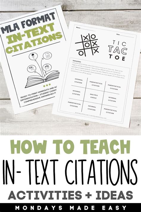 Teaching In Text Citations Paraphrasing And Integrating Quotations