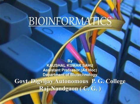 bioinformatics its application main ppt databases computer