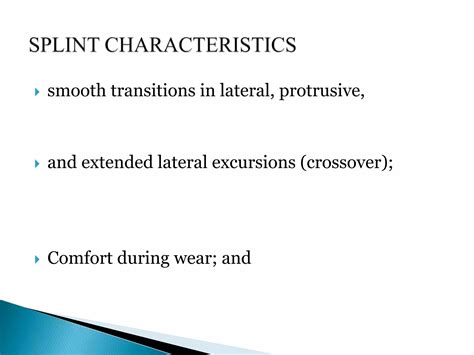 Splint Therapy For Tmj Disc Displacement Ppt