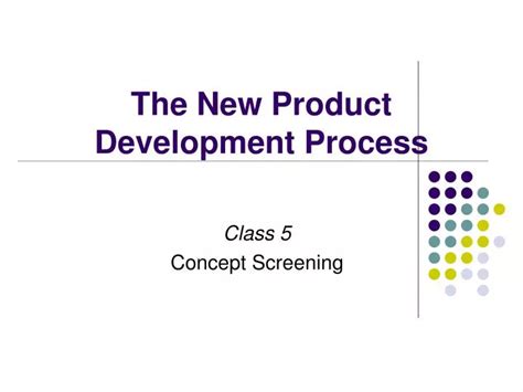 PPT The New Product Development Process PowerPoint Presentation Free