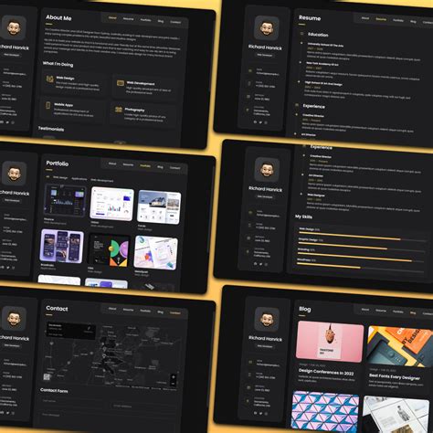 vcard personal portfolio an html repository from codewithsadee